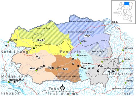 Carte De La Province Du Bas Uele