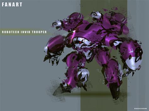 Artstation Robotech Fanart Invid Trooper