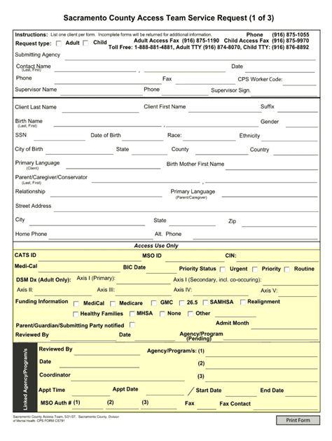 Access Referral Fill Out Sign Online DocHub