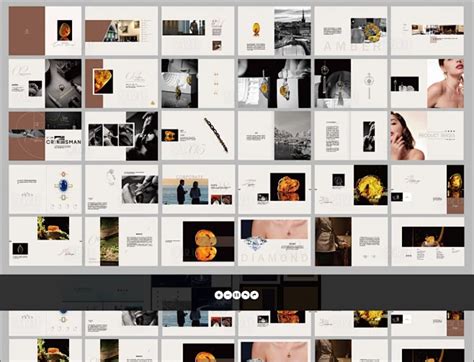 珠宝首饰画册ai广告设计素材海报模板免费下载 享设计 花瓣网