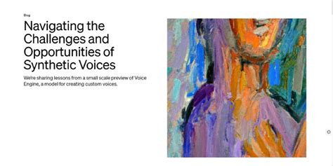 Openaiが自然な音声を生成できる「voice Engine」を発表 Biztechdx