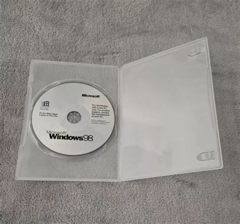 Microsoft Windows 98 Operating System Original Cd £6 00 Picclick Uk