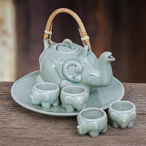 Elephant Ceramic Teapots