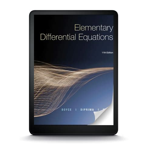 Elementary Differential Equations Boundary Value Problems 11th Edition