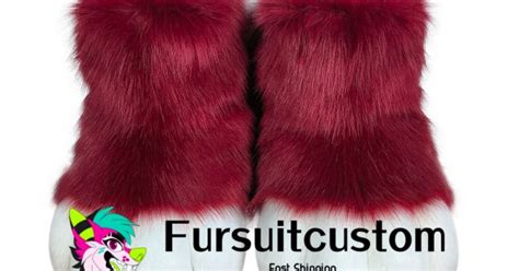 Comfortable Suitable Fursuit Feet Paws Furry Husky Shoes Cosplay Accessories Fursuit2024359