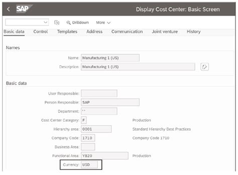 defining currency types for the general ledger in sap s 4hana