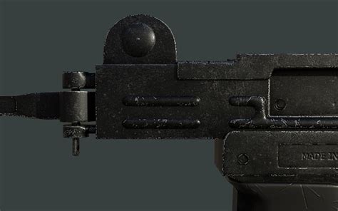 3d Model Mini Uzi Low Poly Model Vr Ar Low Poly Cgtrader