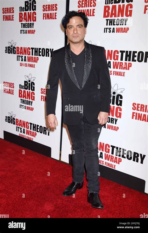 Johnny Galecki Attending The Big Bang Theory Series Finale Party Held