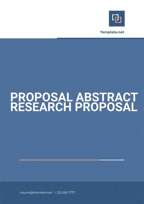 Free Capstone Project Research Proposal Template To Edit Online