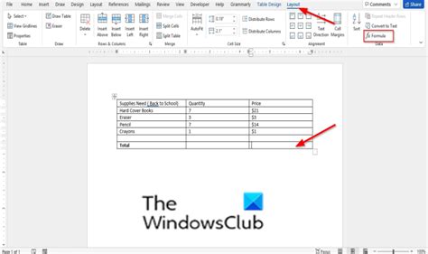 how to quickly add rows in word table