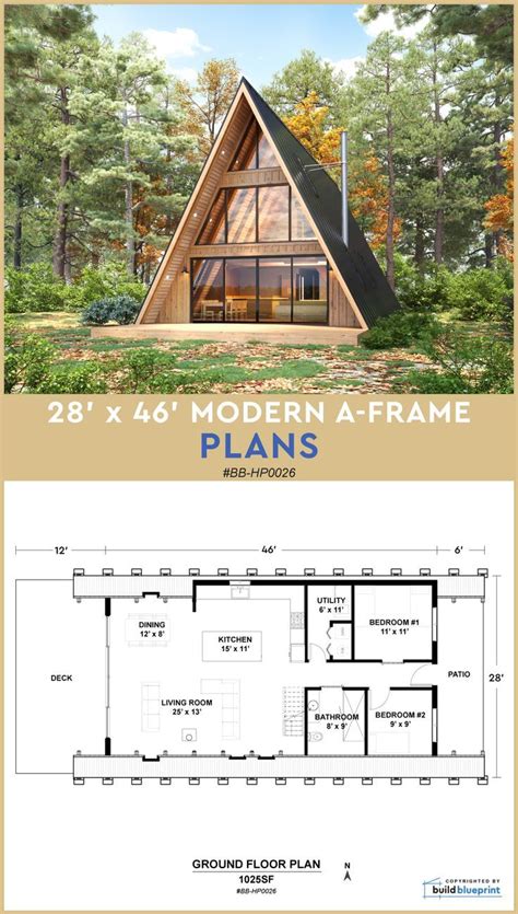 Modern A Frame Cabin Floor Plans Artofit