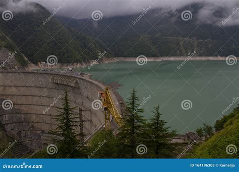The Inguri Dam In Georgia Stock Photo Image Of Panorama