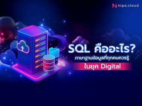 Sql คืออะไร ภาษาฐานข้อมูลที่ทุกคนควรรู้ในยุค Digital