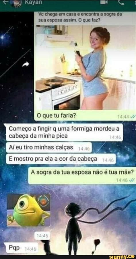 Em Casa E Encontra A Sogra Do Sua Esposa Assim O Que Faz O Que Tu