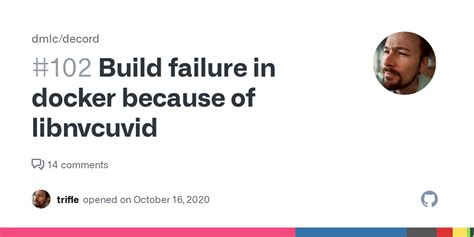 Build Failure In Docker Because Of Libnvcuvid Issue Dmlc Decord Github