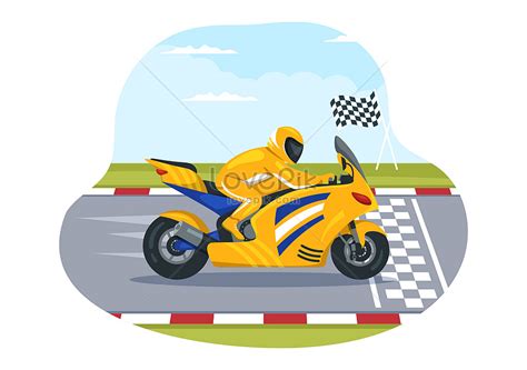 레이싱 Motosport 그림 일러스트 무료 다운로드 Lovepik