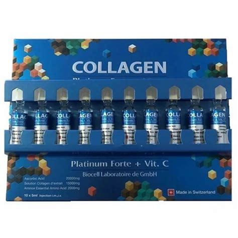 Biocell Collagen Platinum Forte And Vitamin C Injection 10x5ml