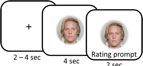 Schematic Depiction Of A Trial Sequence Including A Random Inter Trial Download Scientific