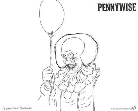 Pennywise Coloring Pages