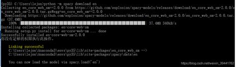 spacy无法load de 或 en 的解决方法 spacy load de csdn博客