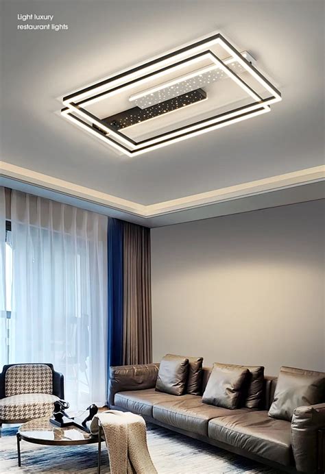 灯具现代简约大气轻奢满天星led主厅吸顶灯北欧2021年新款客厅灯 天猫 花瓣网