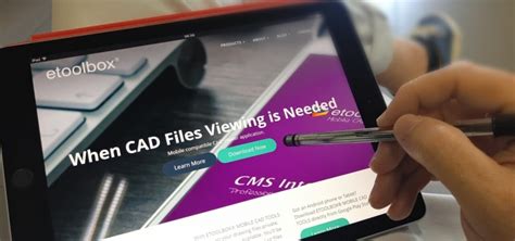 Cms Delivers New Release Of Etoolbox Mobile Cad Viewer Website