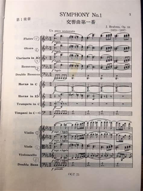 最大75％オフ！ 音楽之友社 ブラームス 交響曲第1番 ハ短調作品68 Ogt2111 Cartoonpornto