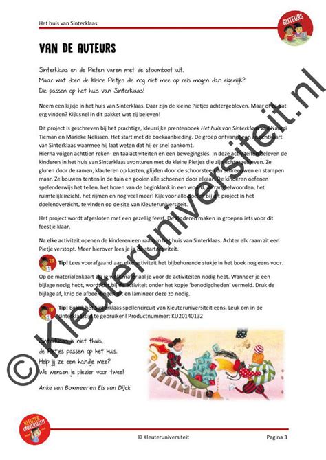Het Huis Van Sinterklaas Kleuteruniversiteit