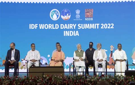 Pm Modi Inaugurates World Dairy Summit 2022