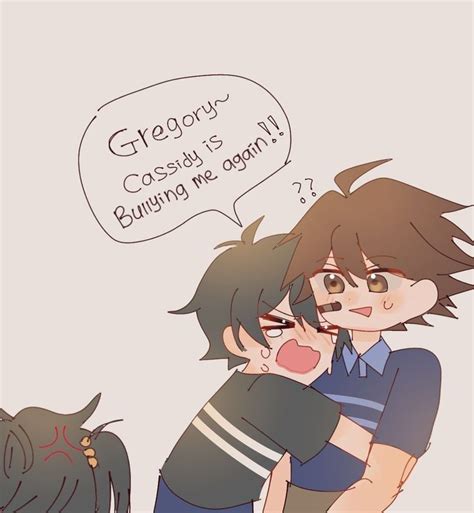 Cute Gregory And CC Anime Fnaf Fnaf Drawings Fnaf Funny