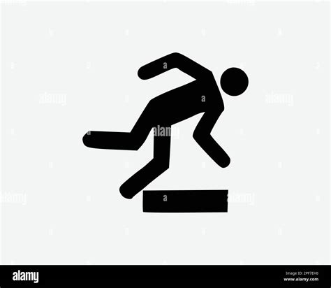 Icône De Chute Personne Trébucher Et Tomber Accident Stumble Blessure
