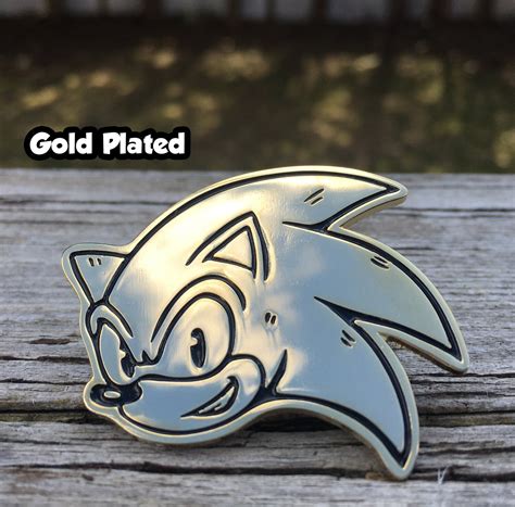 Sonic The Hedgehog Enamel Pin Etsy