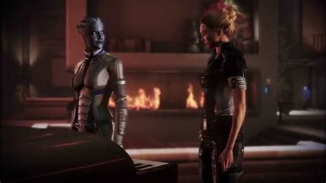 Mass Effect 3 Citadel Dlc Liara Plays Piano Femshep Youtube