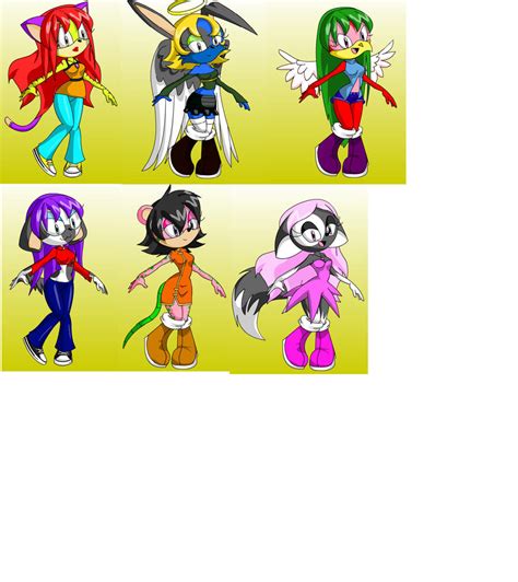 Sonic Character Adoptables By Lambolegendary On Deviantart