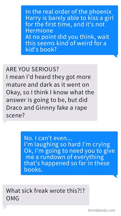 Guy Discovers Hes Been Reading Nsfw Harry Potter Fan Fiction Instead