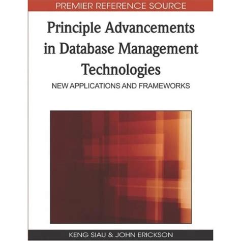 خرید و قیمت دانلود کتاب Principle Advancements In Database Management
