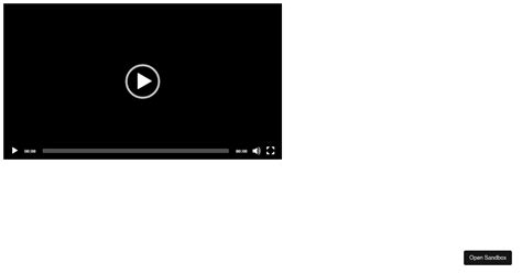 Mediaelement Js Example Codesandbox