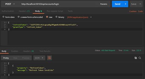 Autenticação em APIs ASP Net Core JWT Refresh Token Tableless