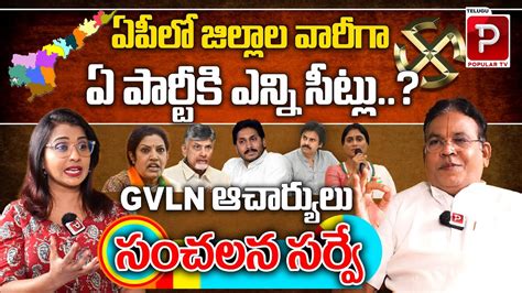 Gvln Acharyulu Sensational Survey Report On Ap 2024 Elections Jagan