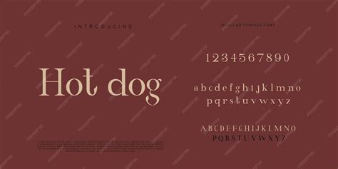 우아한 알파벳 문자 글꼴 및 숫자 클래식 레터링 최소한의 패션 디자인 타이포그래피 모드 프리미엄 벡터