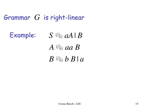 PPT Linear Grammars PowerPoint Presentation Free Download ID 9549304