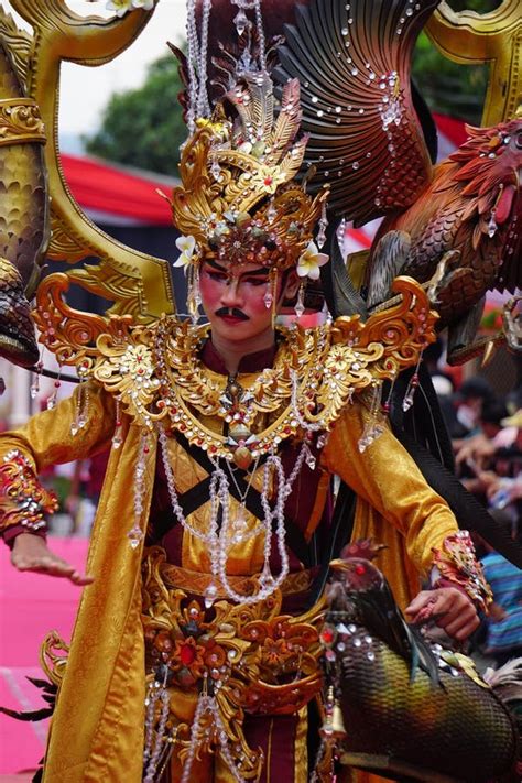 El Participante En El Carnaval De La Moda De Biro Foto Editorial