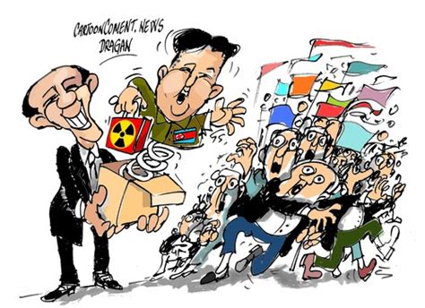 Barack Obama Kim Jong Un Maletin By Dragan Politics Cartoon Toonpool