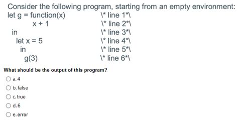 Solved Consider The Following Program Starting From An Chegg