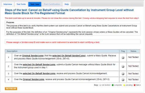 Cancel On Behalf Using Quote Cancellation By Instrument Group Level