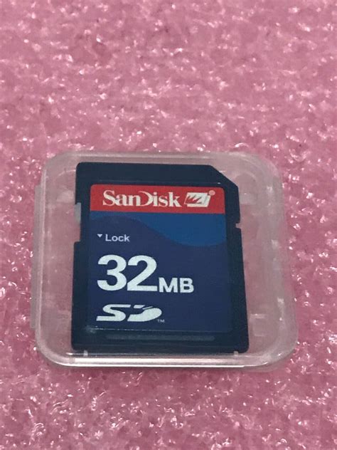 Sandisk 32mb Sd Secure Digital Flash Memory Card Sdsd 32mb Ebay