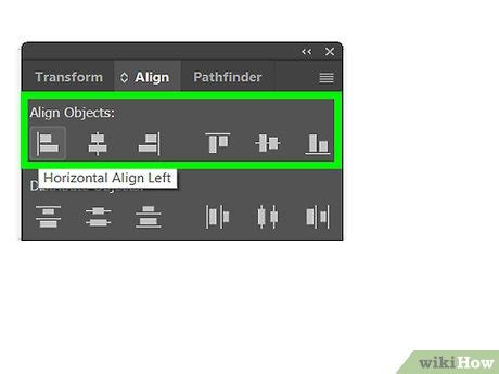 How To Align Objects In Illustrator Steps With Pictures
