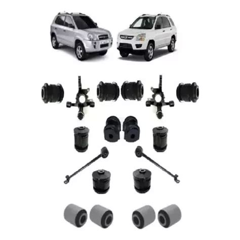 Kit Buchas Suspensão Traseira Tucson Sportage A Parcelamento sem juros
