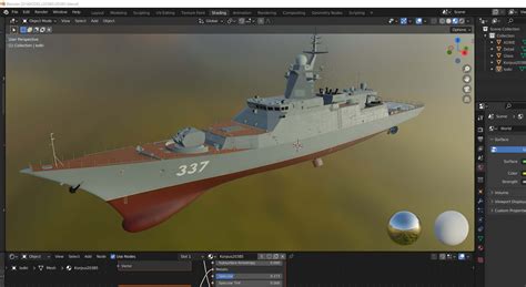 20385 Project Gremyashchiy Class Corvette 3d Model By Citizensnip