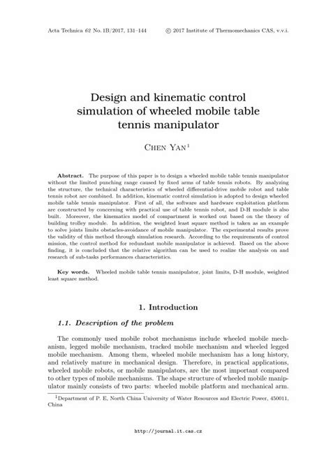 Pdf Design And Kinematic Control Simulation Of Wheeled Mobile Dokumentips